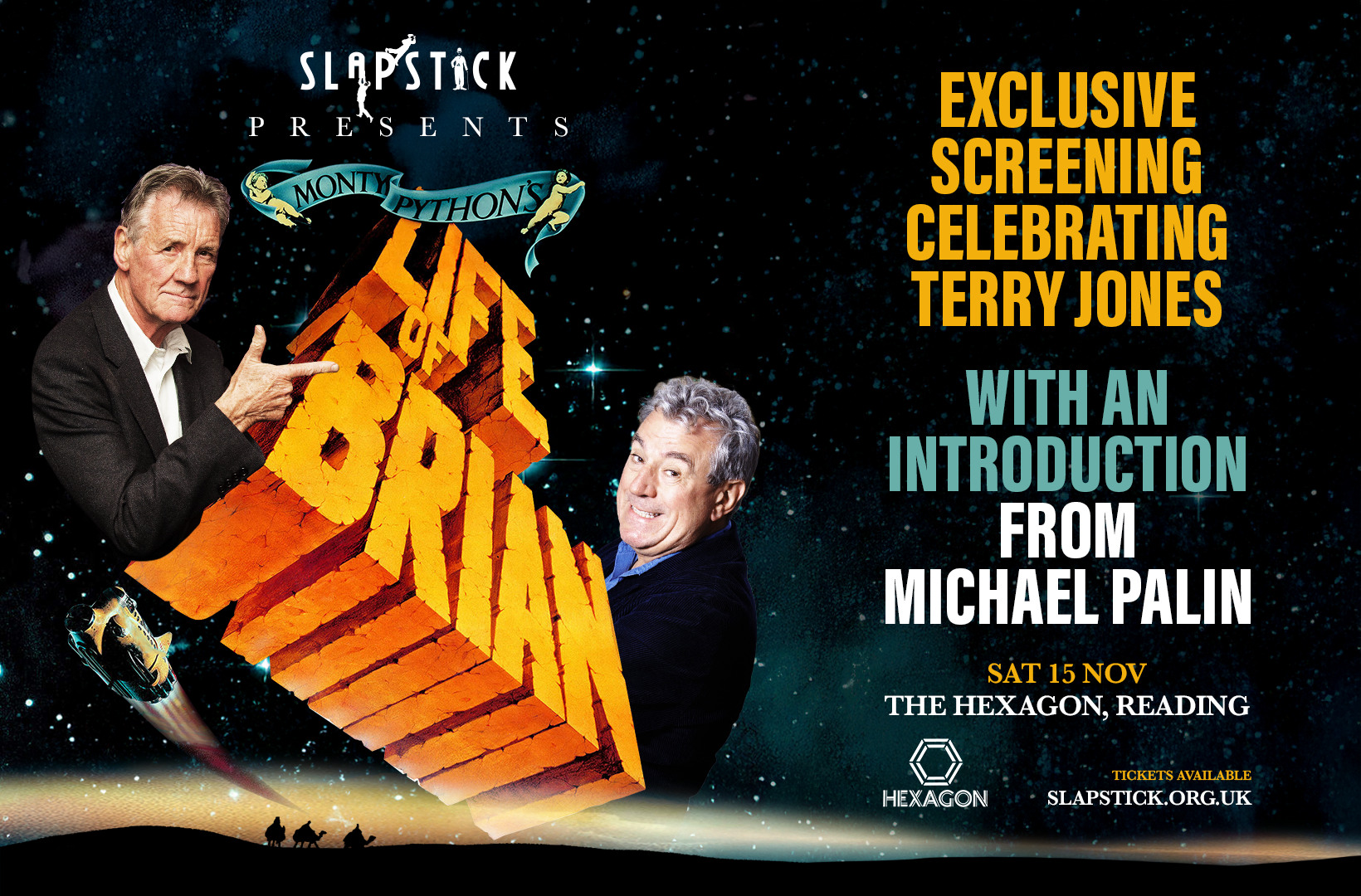 Monty Python's Life of Brian - Presented by Michael Palin | What's On Reading